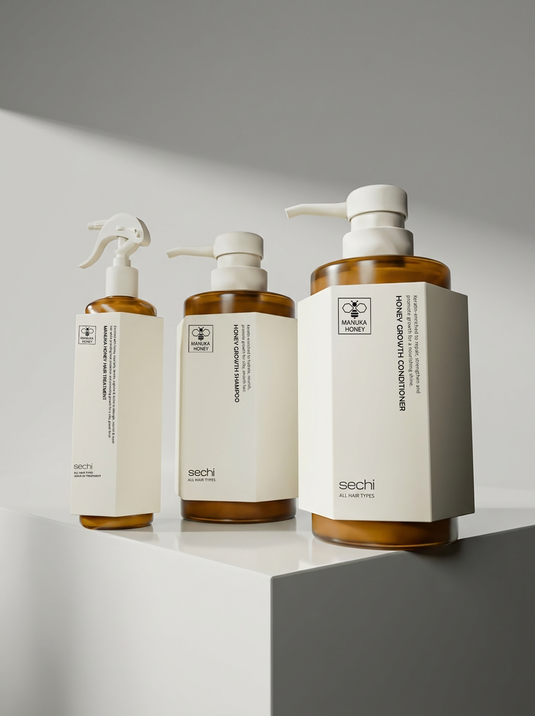 Sechi Honey Growth Bare Minimum Trio – Klara Cosmetics